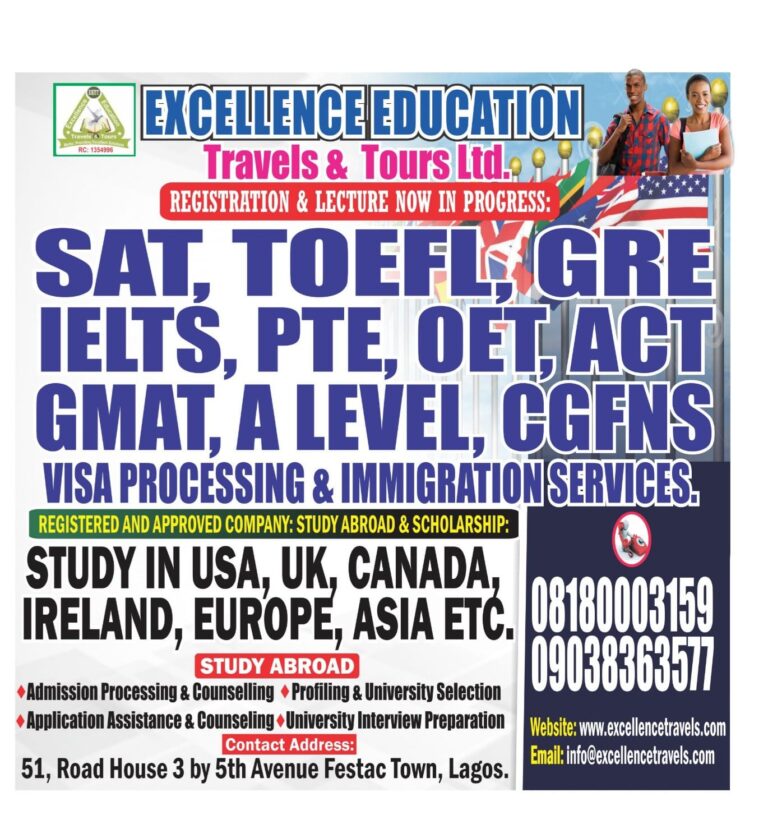 2026 SAT Exam Registration and Lecture Centers In Nigeria